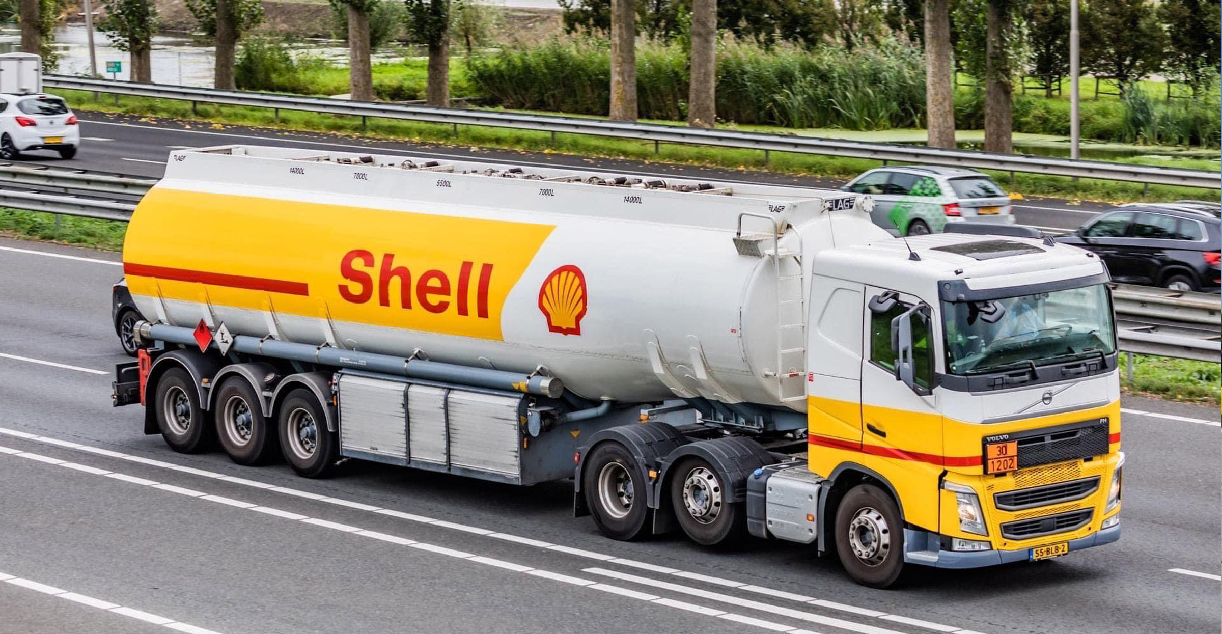 Brandstof distributie voor bevoorrading van Shell tankstations in Nederland